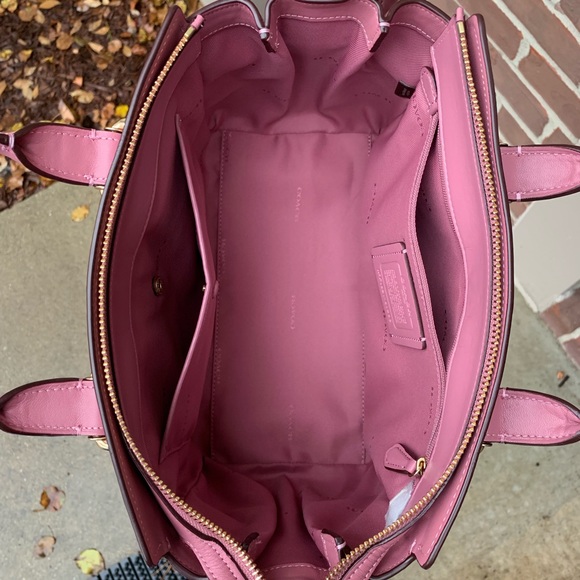 Coach | Bags | Coach Swagger 27 Rose Light Gold Wdust Bag | Poshmark